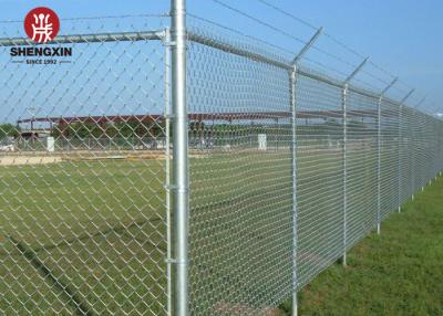 China Length 25m Chain Link Mesh Fence Rhombus Zinc Coating For Farm for sale