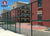 China Height 3.0m Chain Link Mesh Fence Plastic Coating Antiseptic for sale