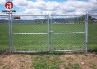 China Durable 75x75mm Chain Link Mesh Fence PVC Coated Diamond Mesh for sale