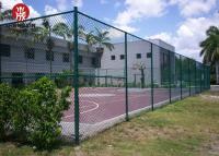 China Anti Static 50x50mm Chain Link Wire Fence For Airport Road Stadium for sale