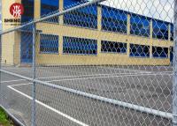China Rust Resistant 8 Ft Chain Link Mesh Fence For River Bank Protection for sale