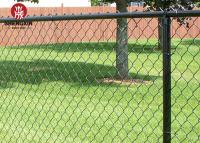 China Strong Flexibility Dia 4.5mm Chain Link Mesh Fence Temporary Isolation for sale