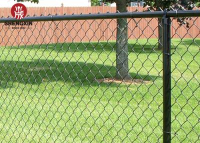 China Strong Flexibility Dia 4.5mm Chain Link Mesh Fence Temporary Isolation for sale