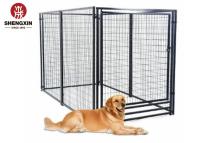 China Outdoor 36 Inch XL Heavy Duty Metal Dog Kennel Folding With Lock for sale