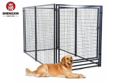 China Outdoor 36 Inch XL Heavy Duty Metal Dog Kennel Folding With Lock for sale