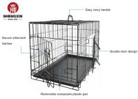 China Portable Foldable 36inch XXL Metal Dog Crate Space Saving Storage for sale