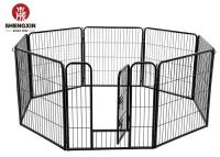 China 48 Inch 122x78x84cm Metal Dog Cage Portable Kennel For Large Dogs for sale