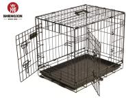 China 48'' Stainless Steel Dog Crate 122x78x84cm Heavy Duty Large Dog Kennel for sale