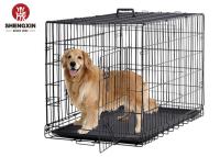 China Breathable 2.8kg Stainless Steel Dog Cage For Pet Transport for sale