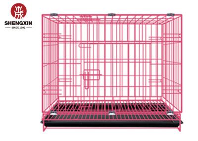 China 18 Inch Portable Welded Wire Mesh SGS Large Metal Dog Cage for sale