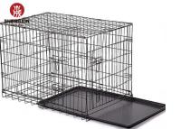 China Rust Resistant 90x60x67cm Metal Dog Cage Large Size Durable 36 Inch for sale