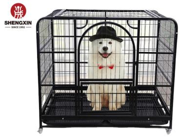 China Sturdy Structure Multilayer Metal Wire Crate Heavy Duty Steel Dog Crate for sale