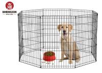 China 48 Inch 122x78x84cm Metal Dog Cage Portable Kennel For Large Dogs for sale