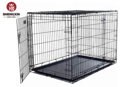 China Mesh Outdoor 14.1kg Metal Dog Cage 48 Inch XXXXL Large for sale