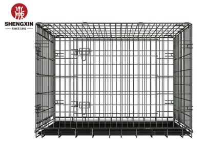 China Powder Coated 122x78x84cm Metal Puppy Crate 30 Inch Dog Kennel for sale