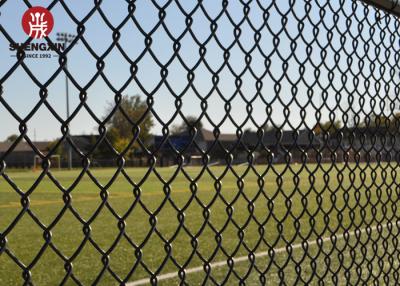 China Square Post Height 2.5m Metal Wire Fence Security Chain Link Wire for sale
