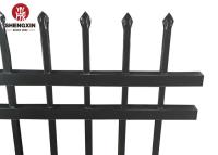China Backyard Rust Resistant Zinc Steel Fence Easily Installation for sale