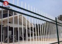 China Backyard Rust Resistant Zinc Steel Fence Easily Installation for sale