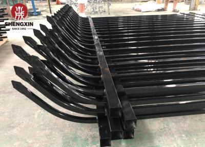 China Wrought Iron 1.5mm Steel Fence Panel With 4 Layer Antiseptic Treatment for sale