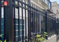 China D And W Type Colorful OEM Galvanized Steel Palisade Fencing For Garden for sale