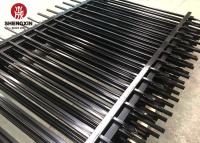 China Zinc Coated 1.8x2.4m Steel Fence Panel Metal Wrought Iron for sale