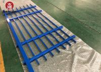 China Heat Treated 1.8m Steel Fence Panel Steel Picket Fence for sale