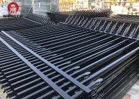 China Heat Treated 1.8m Steel Fence Panel Steel Picket Fence for sale