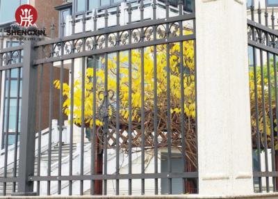 China Rodent Proof 2100mmx2400mm Steel Fence Panel Metal Wrought Iron Fence for sale