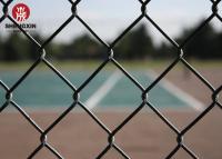 China Hot Dipped Galvanized Diamond Shape 2.5m Chain Link Wire Mesh Fence for sale