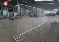 China Outdoor Construction Site Security 2.5mm Chain Link Temporary Fence for sale