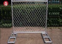 China American Galvanized Construction 1.83*3.65m Chain Link Temporary Fencing for sale