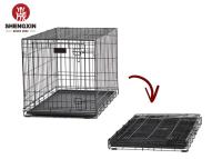 China Multi Size Black Outdoor Folding Wire 4.0mm Steel Dog Crate Large for sale