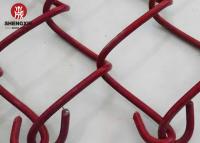 China Iron 9 Gauge Chain Link Fence Pvc Coated / Galvanized For Farm for sale