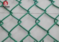 China Temp Industry Security Wire Galvanized 8 Ft Chain Link Mesh Fence 2.5m for sale