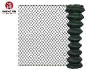 China Galvanized Pvc Coated Diamond 2.4mm Yardgard Chain Link Fence for sale