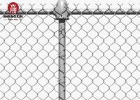 China Diamond Height 2.5m 40x40mm Chain Link Mesh Fence for sale