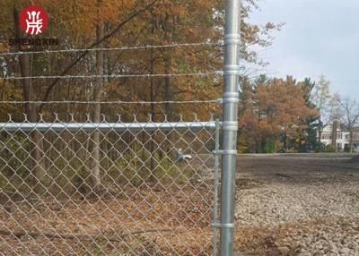 China 1.2m Height Chain Link Mesh Fence Hot Dipped Galvanized And Pvc Coated for sale