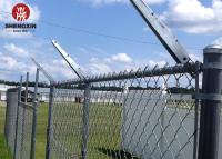 China Black Pvc Coated Electro Galvanized 1.2mm Chain Link Mesh Fence For Backyard for sale