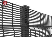 China 2.4meters High 358 Security Fence Galvanized Welded Wire Mesh Panel for sale