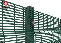 China Railway Station 358 Security Fence 2.1meter High Barbed Wire Mesh for sale