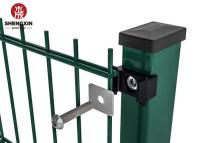 China Gates Steel Metal Boundary Double Wire Fence Powder Coated Barrier for sale