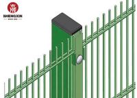 China Perimeter Security Double Wire Fence Galvanized And Pvc Coated for sale