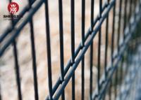 China Diamond Welded Border Grillage Double Wire Fence Anti Climb for sale