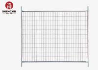 China 6ft X 10 Ft 4.5mm Temporary Fence Panels Metal Removable Galvanized Welded for sale