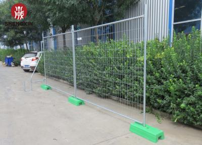 China Galvanized 75x75mm Temporary Fence Panels Australia Stand With Plastic Feet for sale