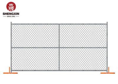 China Galvanized Pvc Coated Chain Link Temporary Fence 4ft 5ft 6ft 8ft 50ft 100ft for sale