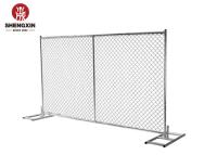 China 32mm Temporary Construction Chain Link Fence Hot Dipped Galvanization Insurance for sale
