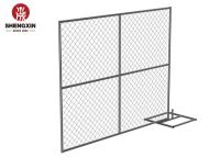 China Odm Woven Chain Link Temporary Fence Standards America Construction for sale