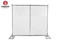 China Customized 2.4m 2.5mm Chain Link Temporary Fence Galvanized Pvc Coated for sale