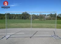 China Customized 2.4m 2.5mm Chain Link Temporary Fence Galvanized Pvc Coated for sale